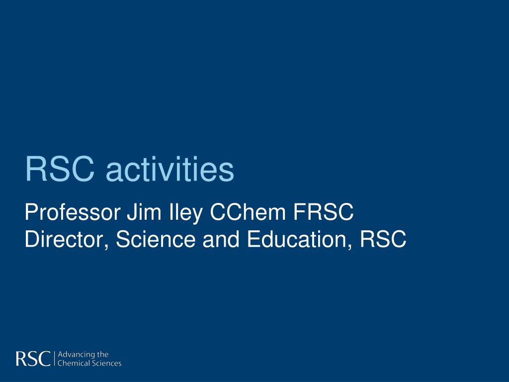 PPT - RSC activities PowerPoint Presentation, free download - ID:3486507