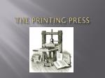 PPT - Printing Press PowerPoint Presentation, free download - ID:6663089