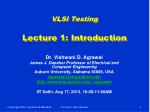 PPT - VLSI Testing PowerPoint Presentation, free download - ID:2711594