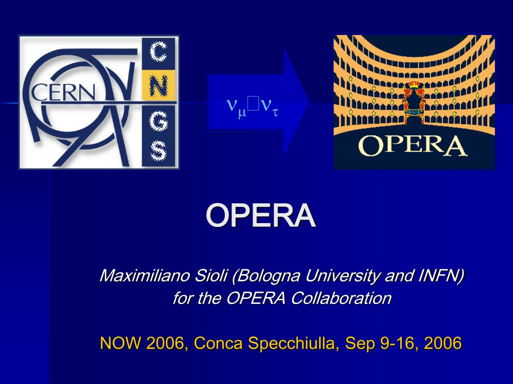 PPT - OPERA PowerPoint Presentation, free download - ID:3492808