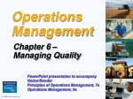 PPT - Operations Management PowerPoint Presentation, free download - ID ...