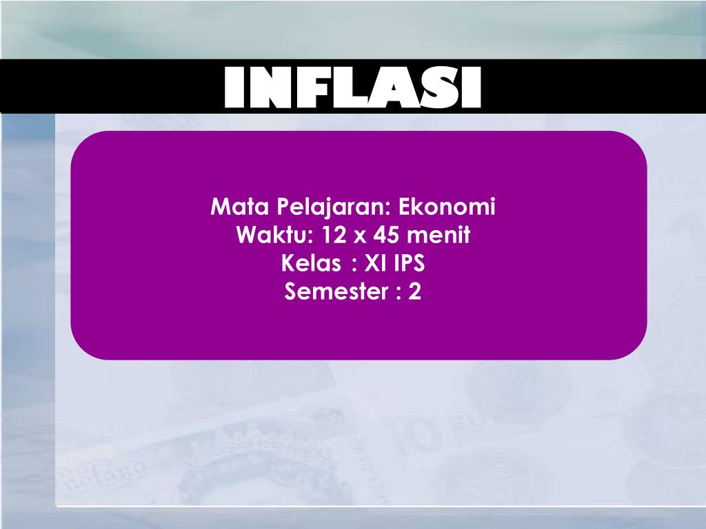 PPT - INFLASI PowerPoint Presentation, free download - ID:3494762
