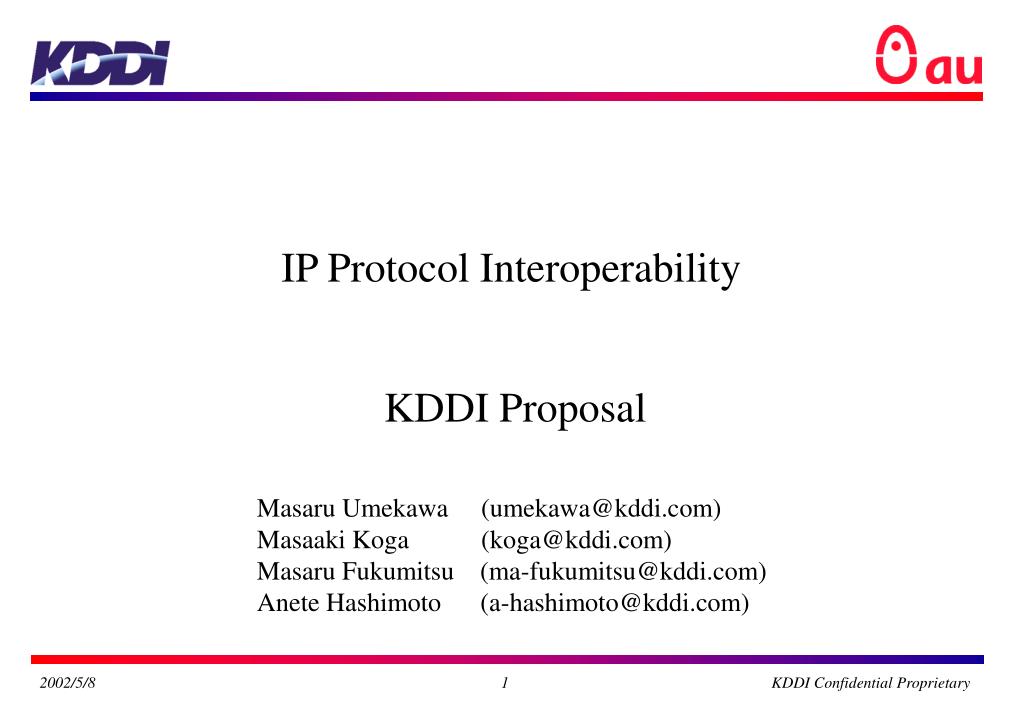 PPT - IP Protocol Interoperability PowerPoint Presentation, free ...