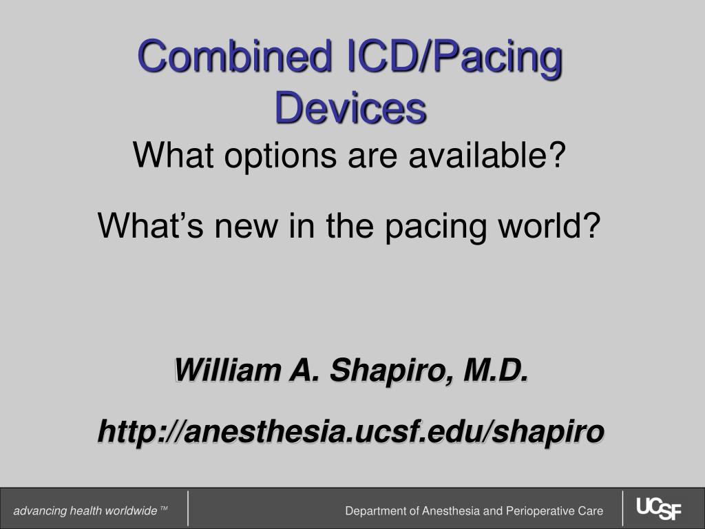 PPT - Combined ICD/Pacing Devices PowerPoint Presentation, free ...