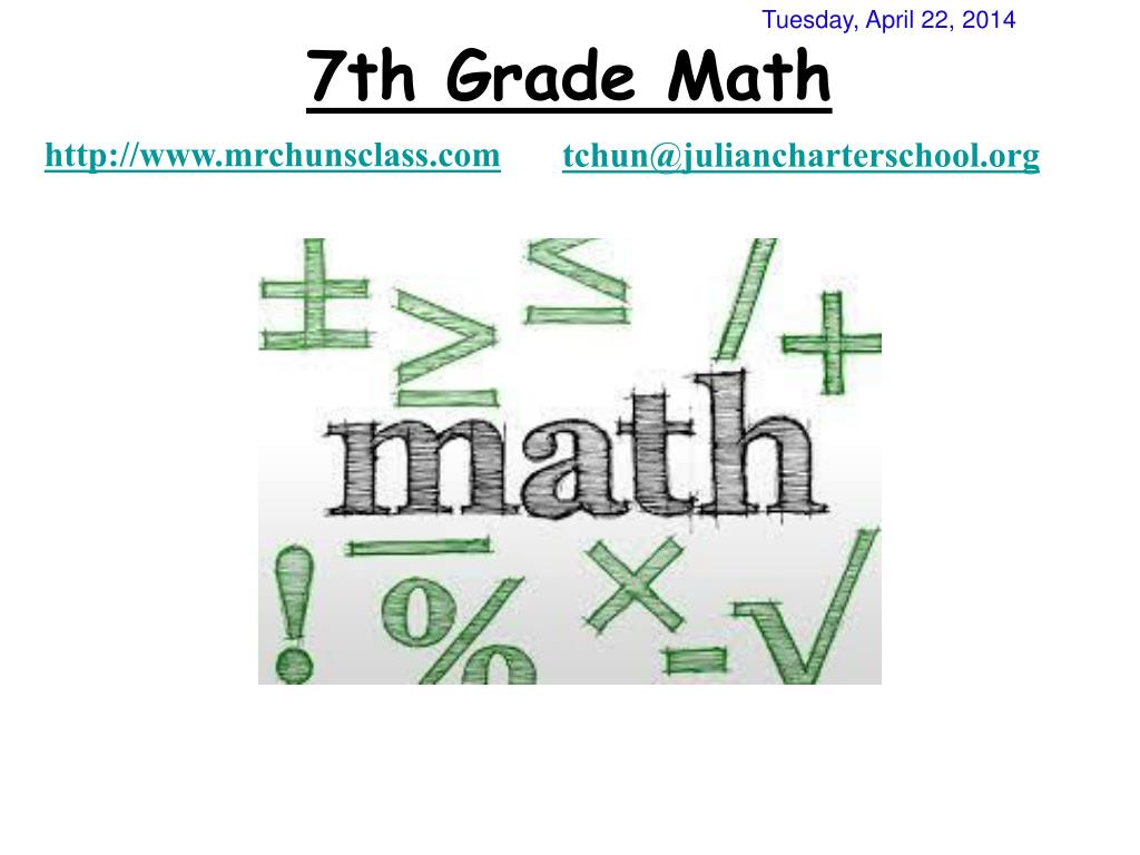 PPT - 7th Grade Math PowerPoint Presentation, free download - ID:3506820