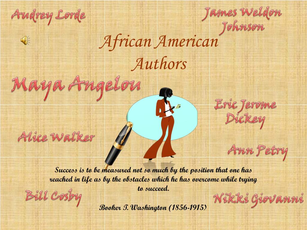 PPT - African American Authors PowerPoint Presentation, free download ...