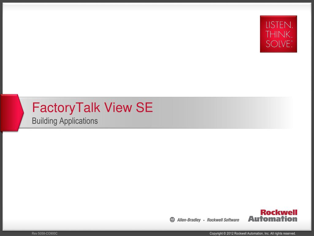 PPT - FactoryTalk View SE PowerPoint Presentation, free download - ID ...