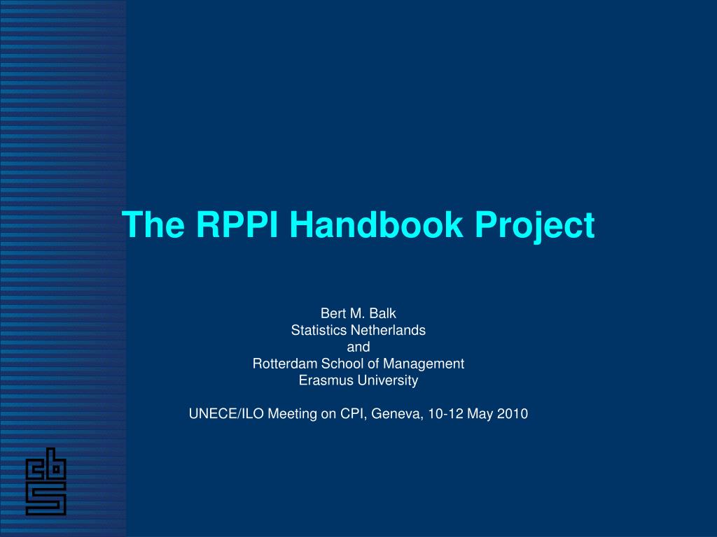 PPT - The RPPI Handbook Project PowerPoint Presentation, free download ...