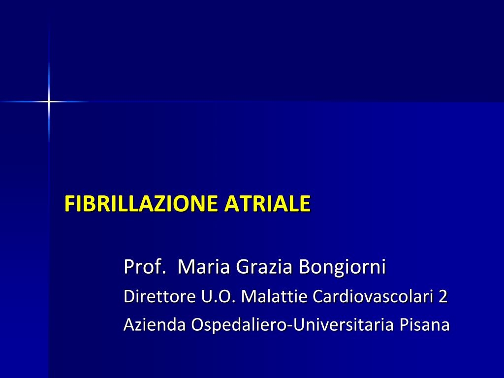 PPT - FIBRILLAZIONE ATRIALE PowerPoint Presentation, free download - ID ...