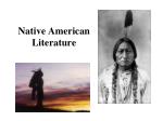 PPT - Introduction to Native American Literature PowerPoint ...