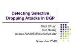 PPT - Detecting Attacks in Routers Using Sketches PowerPoint Presentation - ID:5109582