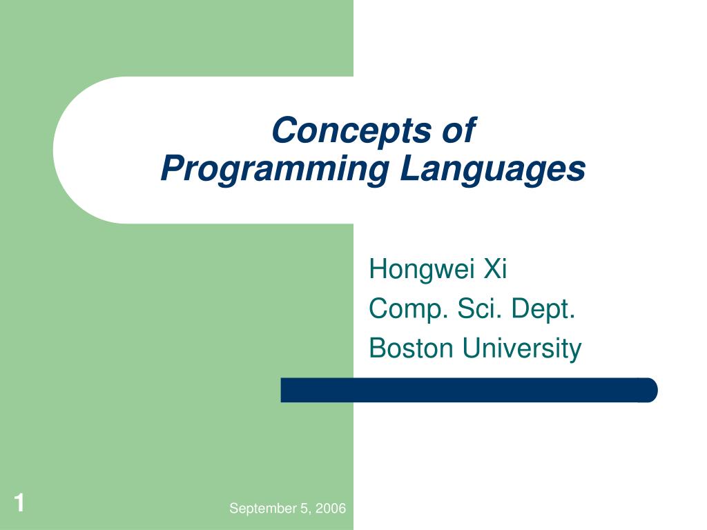 PPT - Concepts of Programming Languages PowerPoint Presentation, free ...