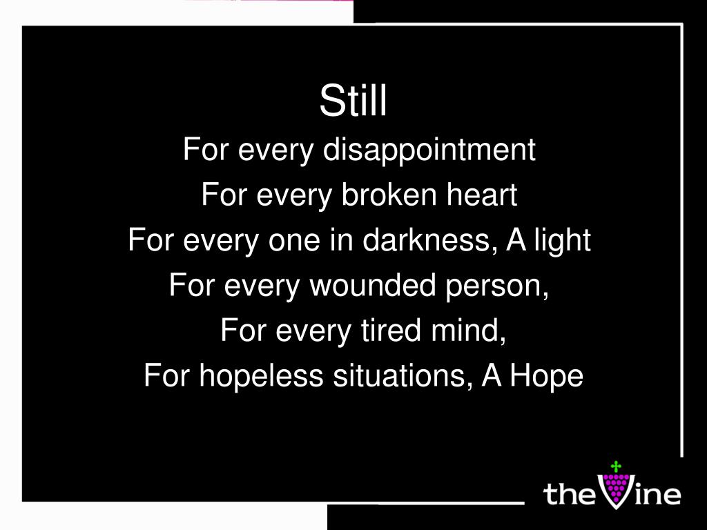 PPT - Still PowerPoint Presentation, free download - ID:3518087