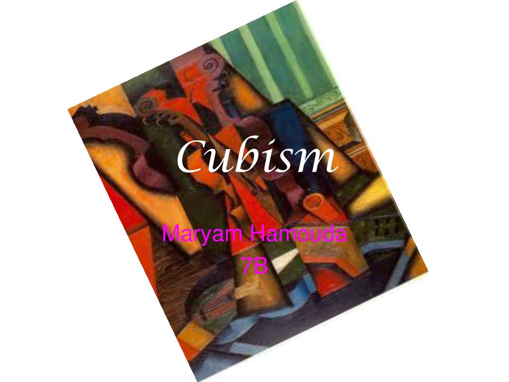 PPT - Cubism PowerPoint Presentation, free download - ID:3518880