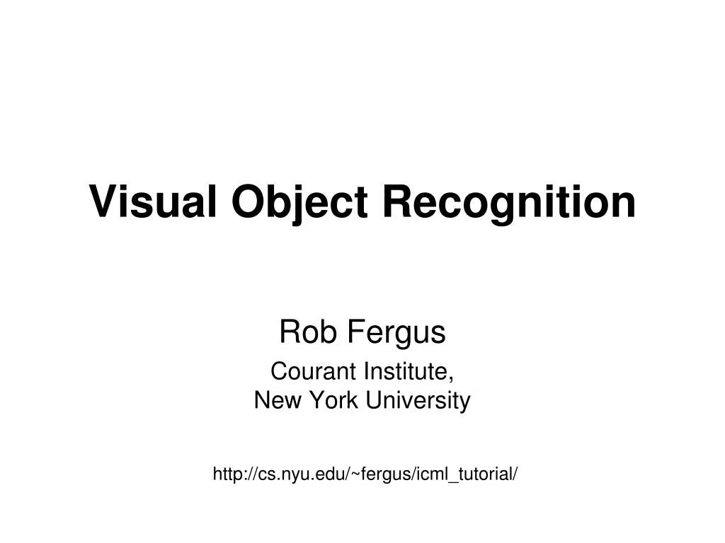 PPT - Visual Object Recognition PowerPoint Presentation, free download ...