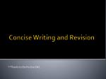 PPT - Concise writing PowerPoint Presentation, free download - ID:2497093