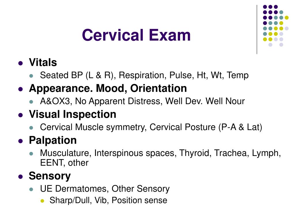 PPT - Cervical Exam PowerPoint Presentation, free download - ID:3523070