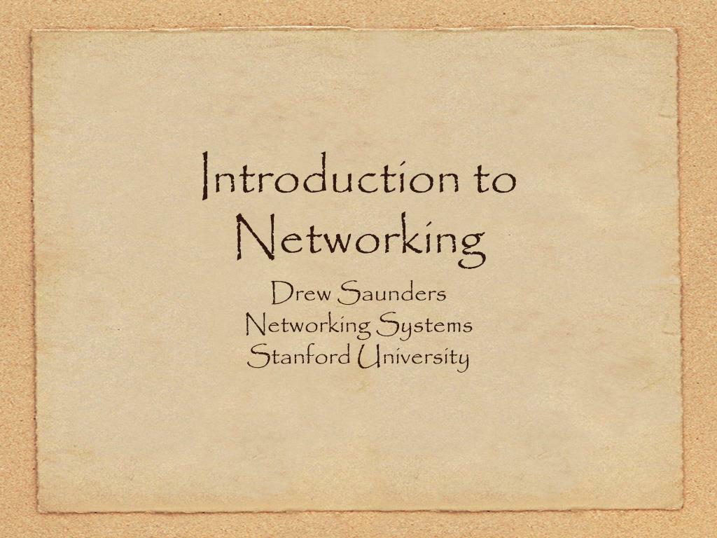PPT - Introduction to Networking PowerPoint Presentation, free download ...