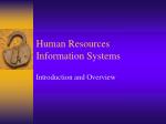 PPT - Human Resource Information Systems PowerPoint Presentation, free ...