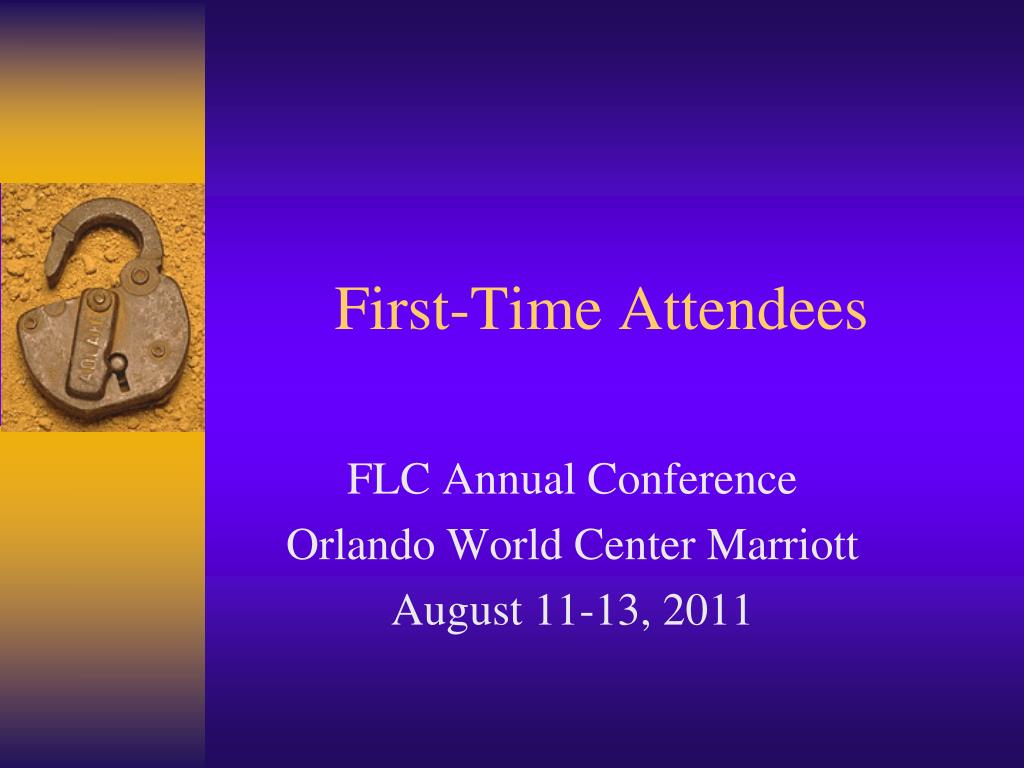 PPT - First-Time Attendees PowerPoint Presentation, free download - ID ...