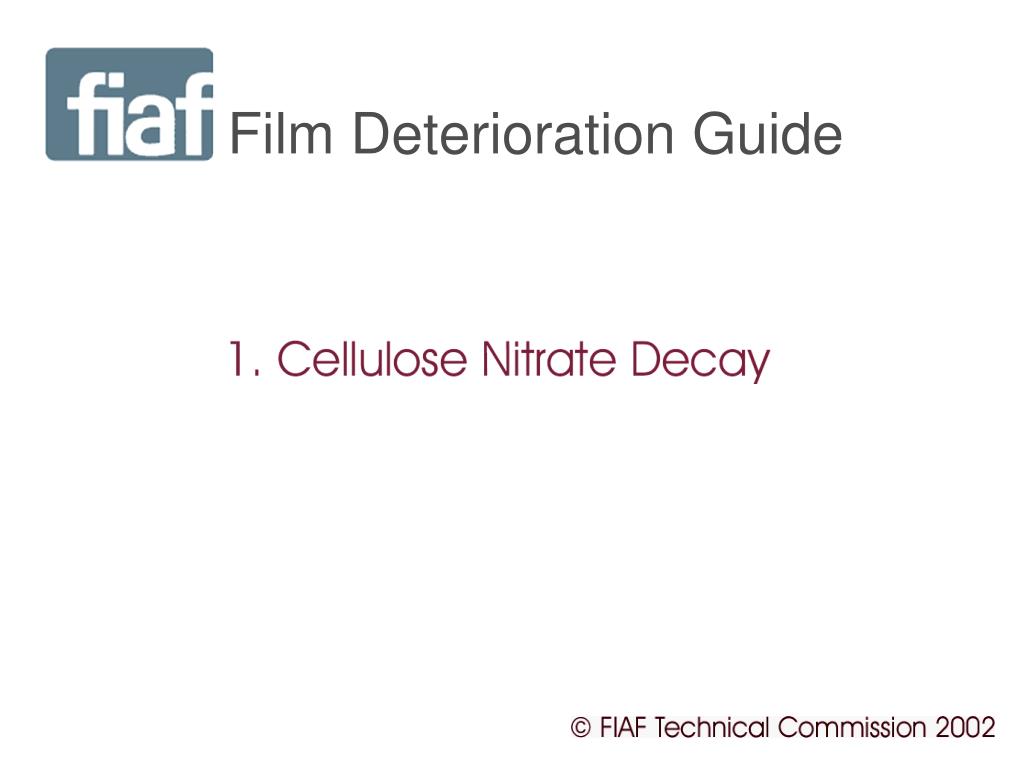 PPT - Film Deterioration Guide PowerPoint Presentation, free download ...
