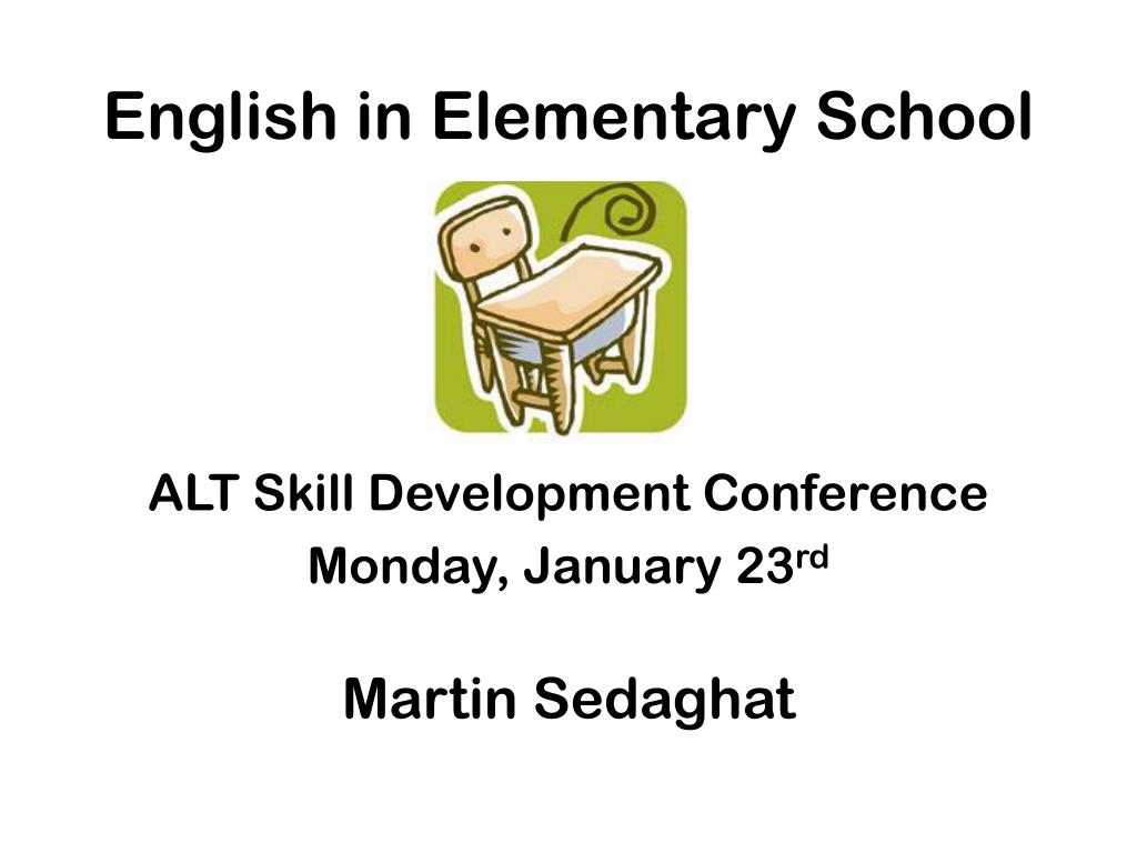 PPT - English in Elementary School PowerPoint Presentation, free ...