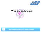 PPT - WIRELESS TECHNOLOGY PowerPoint Presentation, free download - ID ...