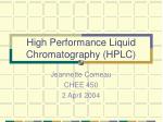 PPT - High Performance Liquid Chromatography (HPLC) PowerPoint ...
