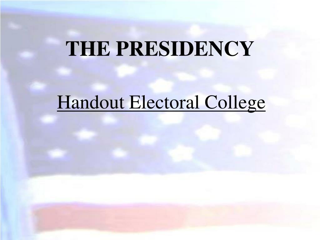 PPT - THE PRESIDENCY PowerPoint Presentation, free download - ID:3533757