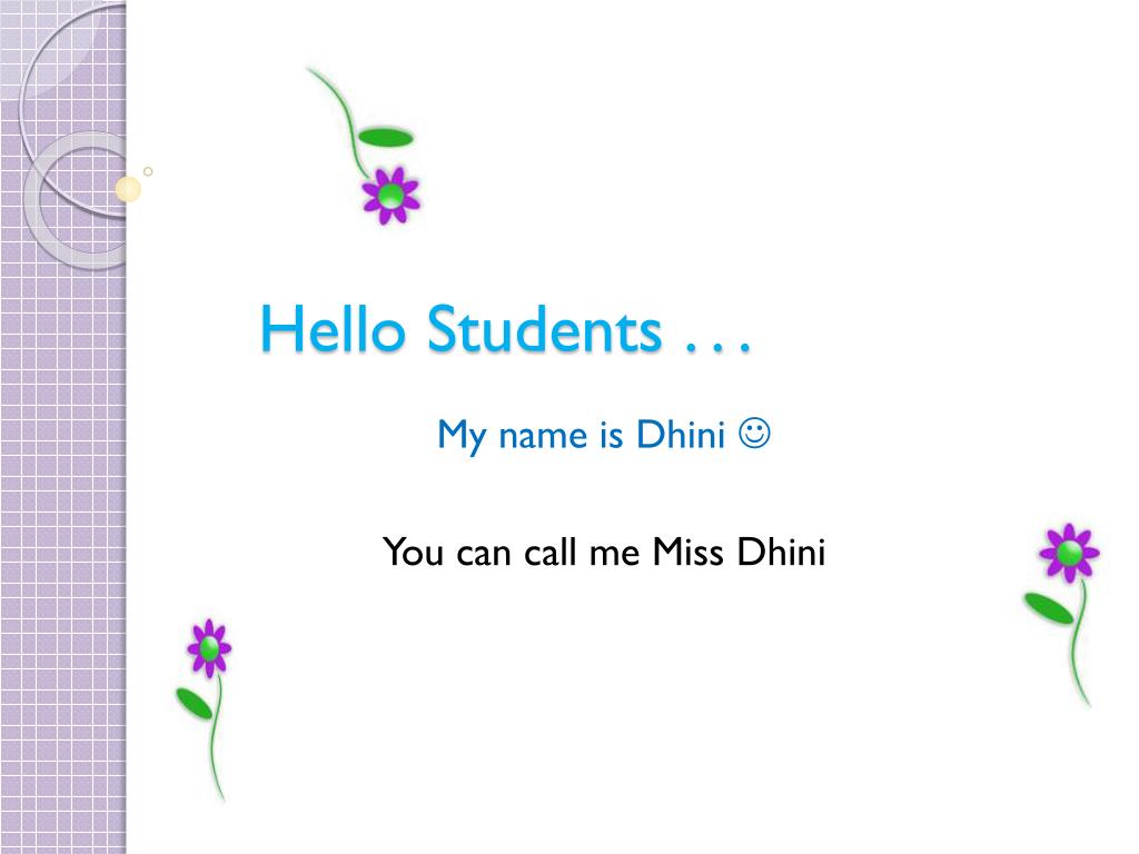 PPT - Hello Students . . . PowerPoint Presentation, free download - ID ...