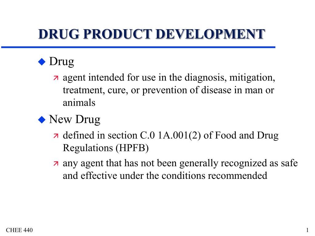 PPT - DRUG PRODUCT DEVELOPMENT PowerPoint Presentation, free download ...