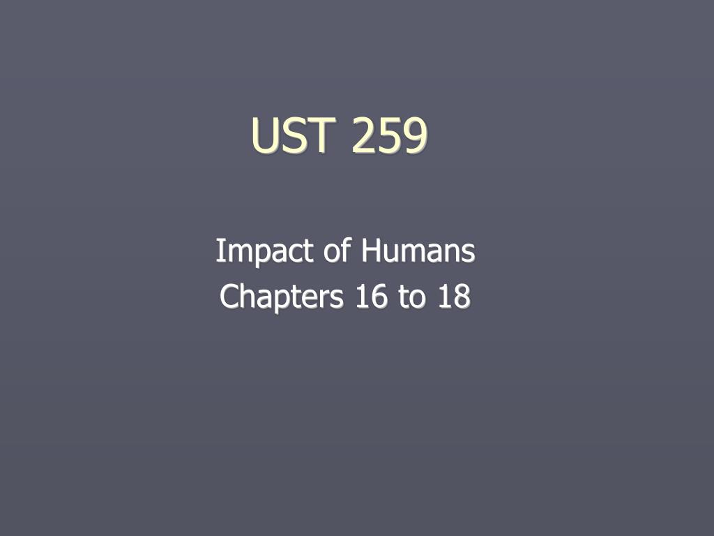 PPT - UST 259 PowerPoint Presentation, free download - ID:3536165
