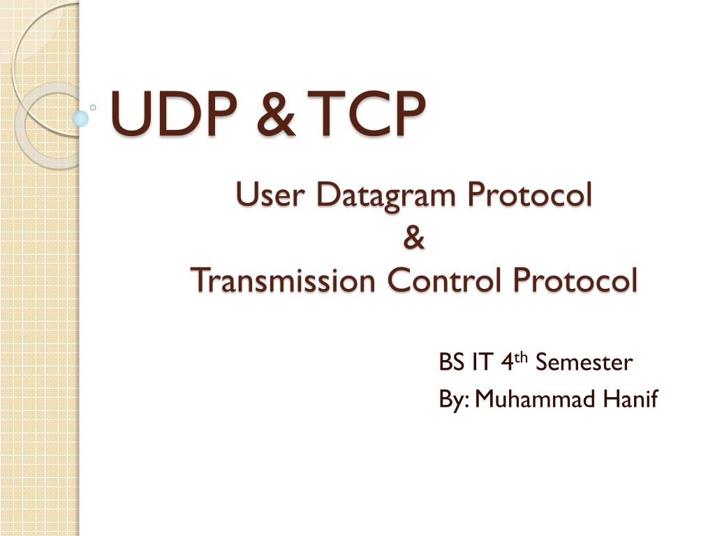 PPT - UDP & TCP PowerPoint Presentation, free download - ID:3537452