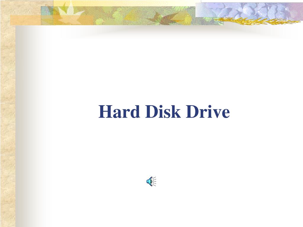 PPT - Hard Dis k Drive PowerPoint Presentation, free download - ID:3537743