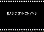PPT - SYNONYMS PowerPoint Presentation, free download - ID:5941243