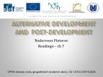 PPT - Human Development as an alternative development paradigm ...