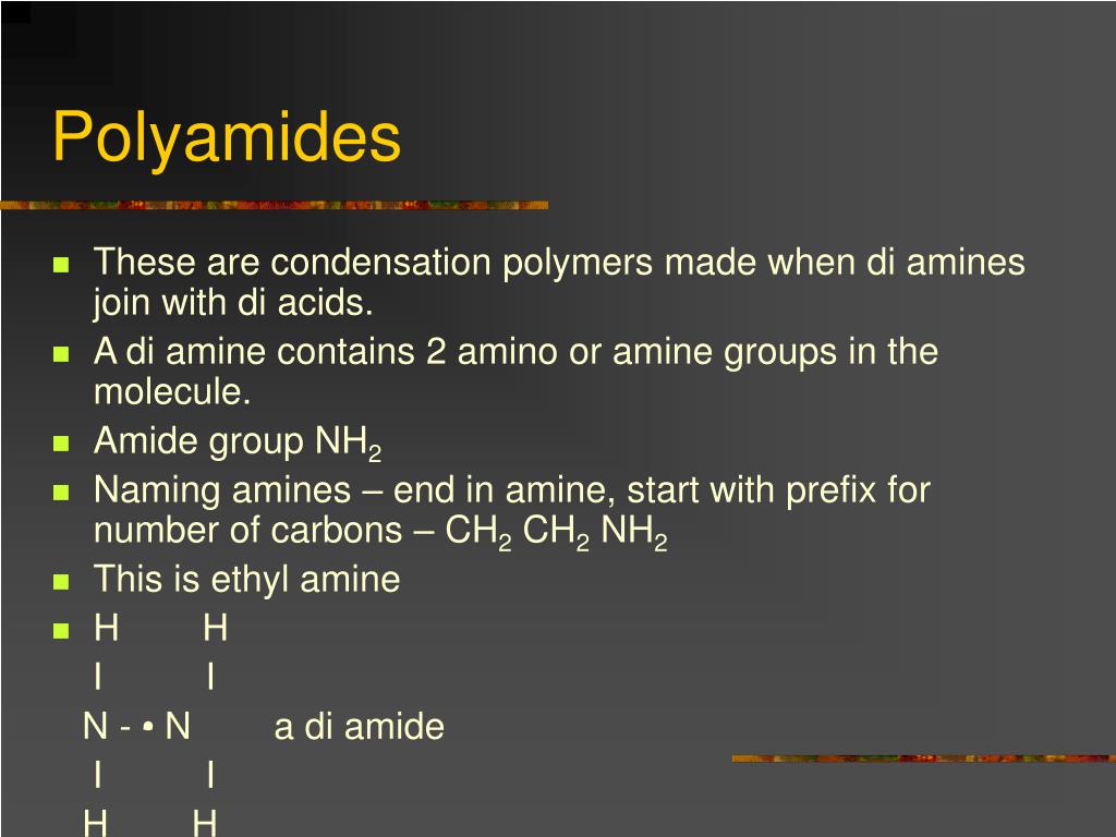 PPT - Polyamides PowerPoint Presentation, free download - ID:3540114