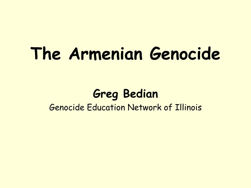 PPT - The Armenian Genocide PowerPoint Presentation, free download - ID ...