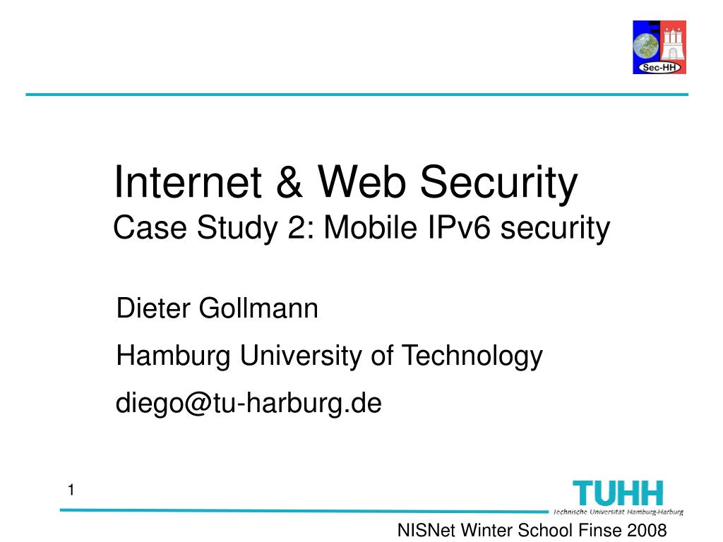 PPT - Internet & Web Security Case Study 2: Mobile IPv6 security ...