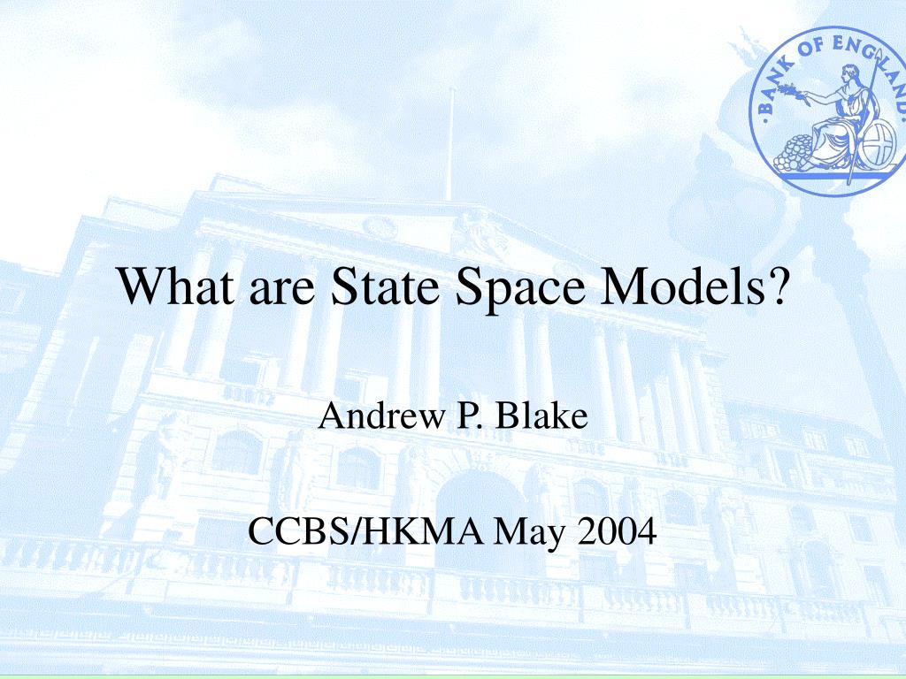 PPT - What are State Space Models? PowerPoint Presentation, free ...
