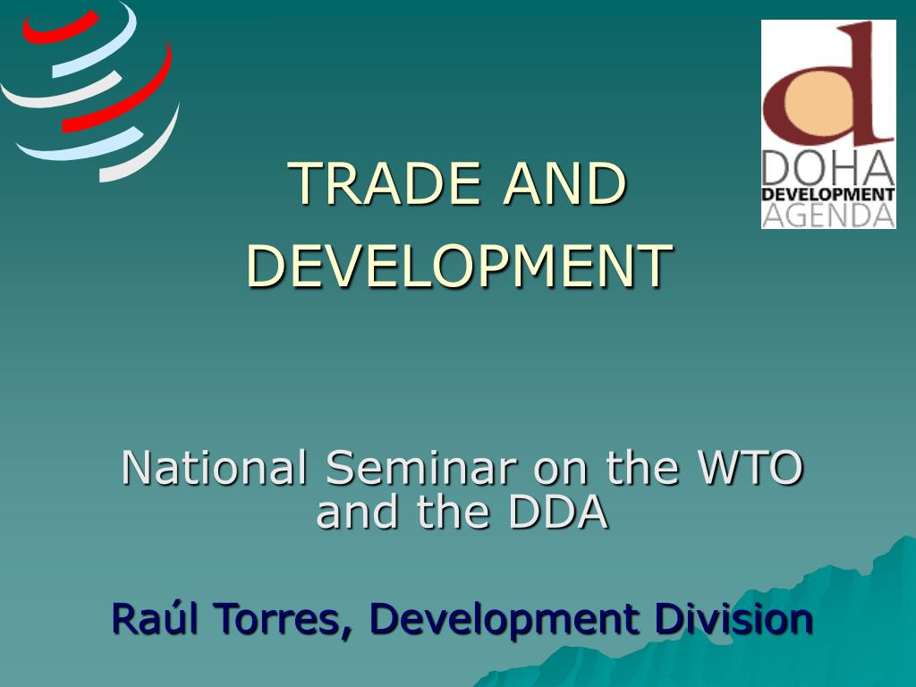 PPT - TRADE AND DEVELOPMENT PowerPoint Presentation, free download - ID ...