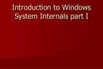 PPT - Introduction to windows operating system i PowerPoint ...