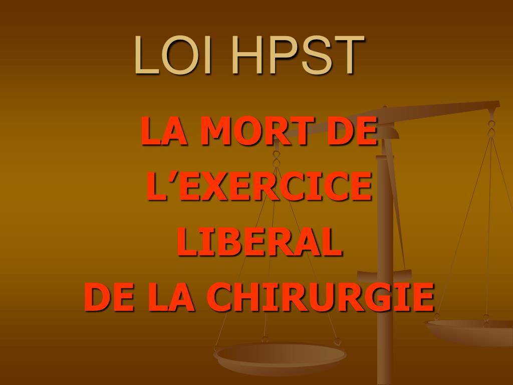 PPT - LOI HPST PowerPoint Presentation, free download - ID:3545265