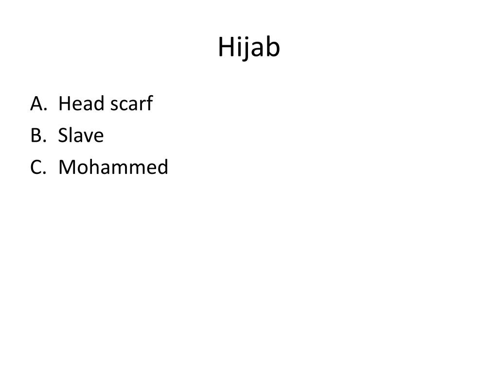 PPT - Hijab PowerPoint Presentation, free download - ID:3546843