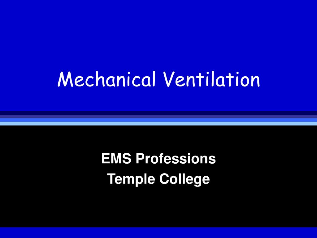 PPT - Mechanical Ventilation PowerPoint Presentation, free download ...