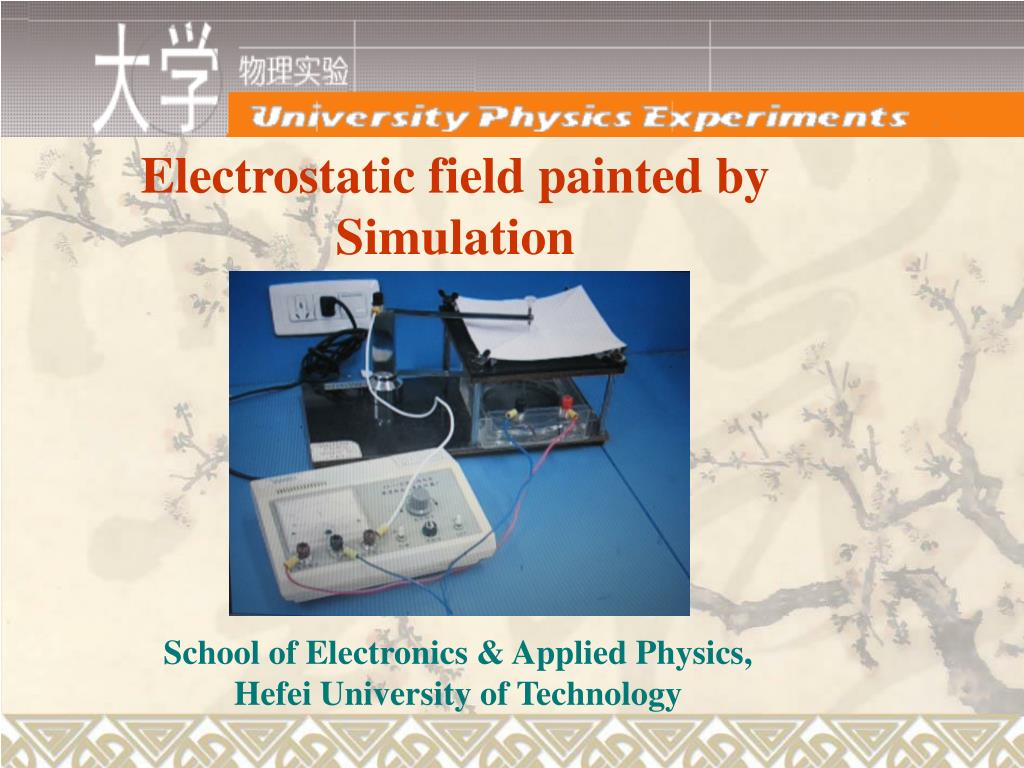 PPT - Electrostatic field painted by Simulation PowerPoint Presentation ...