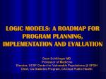 PPT - Using Logic Models for Program Planning and Evaluation PowerPoint ...