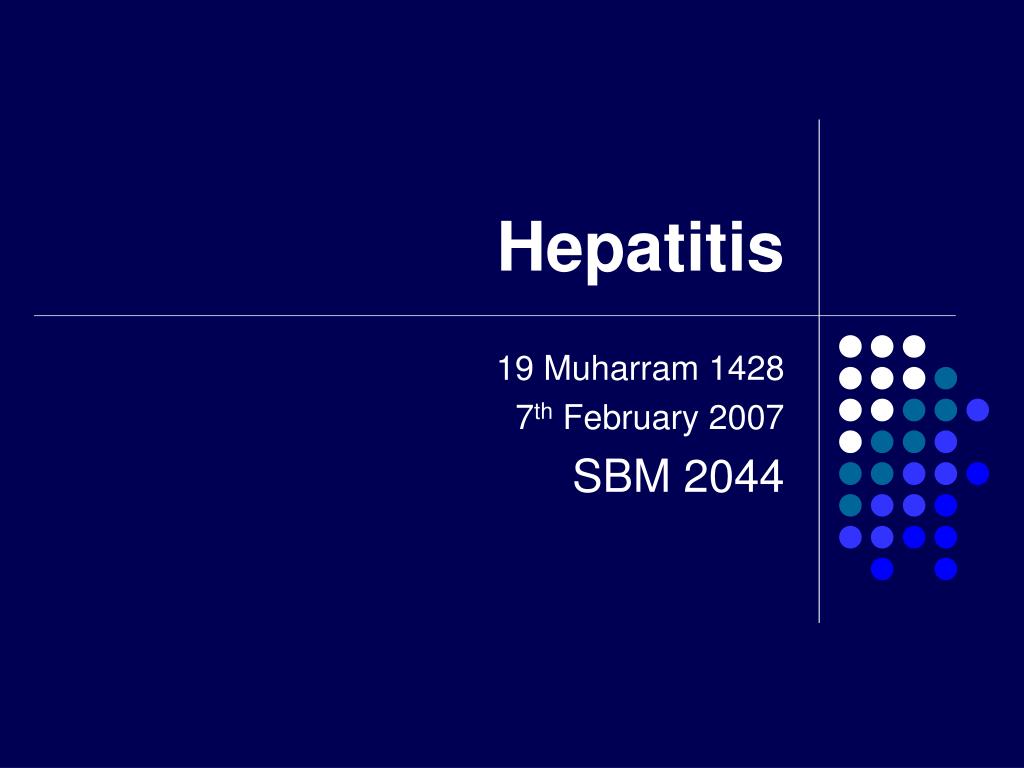 PPT - Hepatitis PowerPoint Presentation, free download - ID:3558978