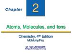 PPT - Atoms, Molecules and Ions PowerPoint Presentation, free download ...