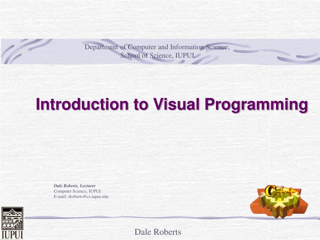PPT - Introduction to Visual Programming PowerPoint Presentation, free ...